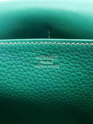 Hermès 2019 31 Arzan Vert Verone Leather Tote Bag - Blue
