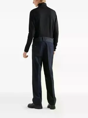 Prada Stand-up Collar Sweater - Black