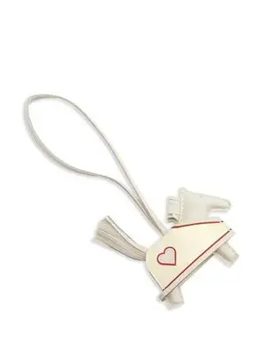 Hermès Pm Rodeo Heart Horse Bag Charm - Neutrals