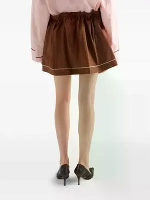 Prada Buttoned Mini Skirt