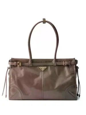 Prada Large Leather Tote Bag