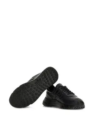 Hogan Hyperlight Logo Detail Sneakers - Black