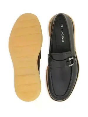 FERRAGAMO Gancini-plaque Loafers