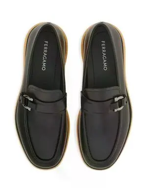 FERRAGAMO Gancini-plaque Loafers