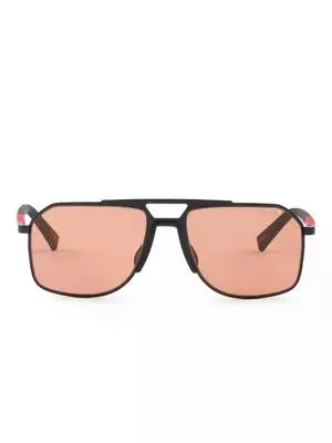 Prada Linea Rossa Pilot-frame Sunglasses - Black