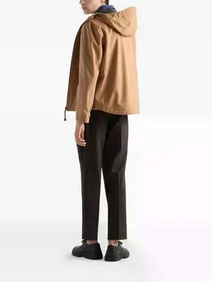 Prada Cashmere Zip Hooded Jacket