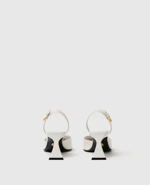 Stella McCartney Elsa Patent Slingbacks - Ivory