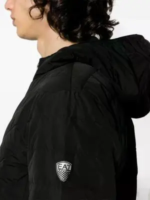 EA7 Hooded Quilted Jacket