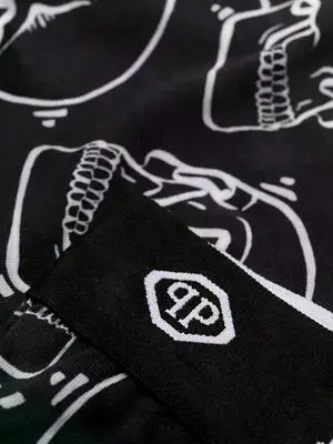 Philipp Plein Outline Skull-print Boxers - Black