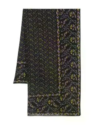 Isabel Marant Étoile Luana Abstract-print Scarf - Black