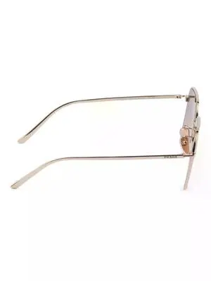 Prada Square Frame Sunglasses - Gold