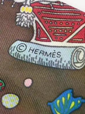 Hermès 2000s La Folle Scarf