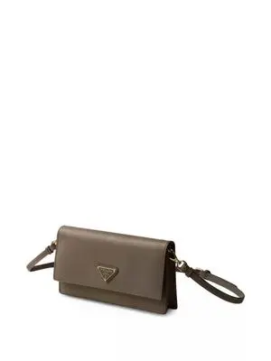 Prada Triangle-logo Leather Mini Bag