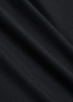 CONDITION Stretch-jersey Quarter-zip Top - Black