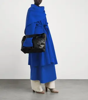 Lafayette 148 New York Wool-cashmere Detachable Cape Coat