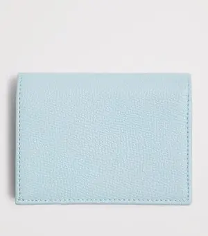 Valentino Garavani Leather Vlogo Cherryific Wallet - Blue