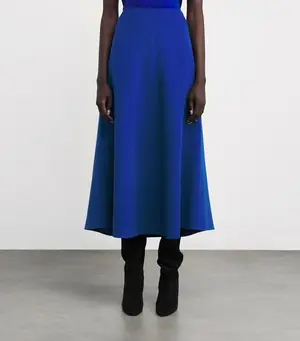 Lafayette 148 New York Wool-cashmere Maxi Skirt