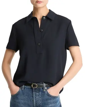 Women's Navy Polo Shirts