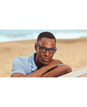 Persol Square Full Rim Eyeglasses