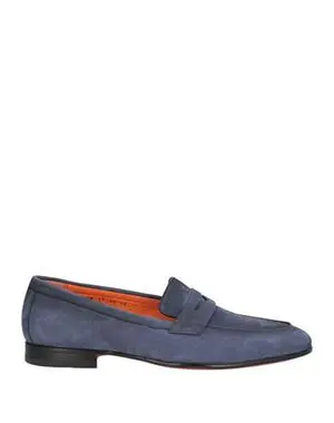 Santoni Round Toe Loafers For Men
