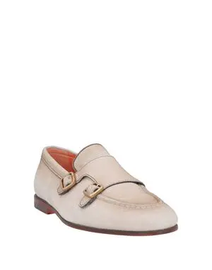 Santoni Suede Leather Loafers