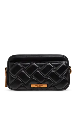 Kurt Geiger Kensington Leather Shoulder Bag - Black