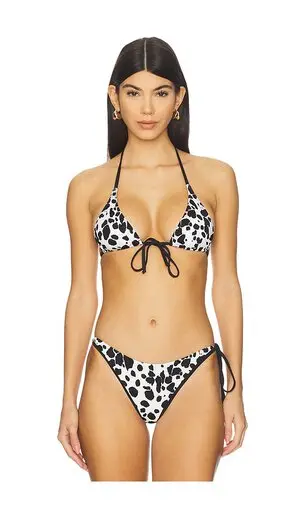 Frankies Bikinis Paradise Triangle Bikini Top - Homestead