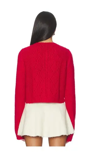 Free People Pixie Cardigan - Red