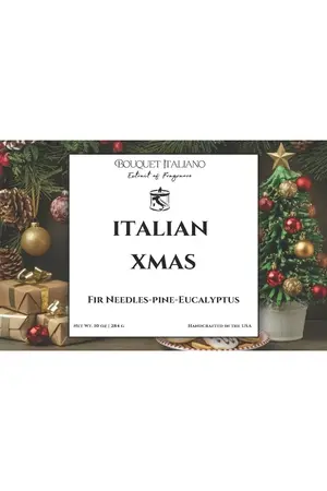 BOUQUET ITALIANO Italian Xmas Luxury Candle - Metallic