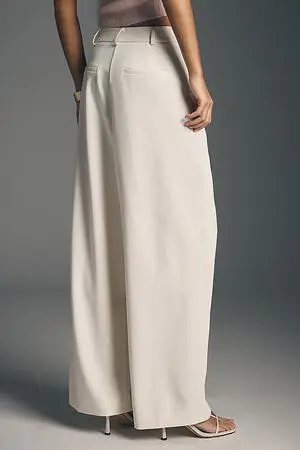 WHITEROOM + CACTUS Wrap Front Trouser Pants - Bone