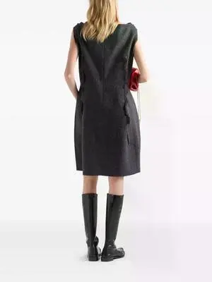Prada Shetland Wool Mini Dress
