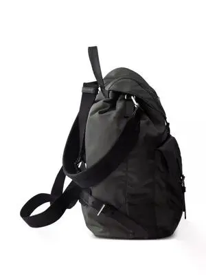 Prada Logo-detail Backpack - Grey