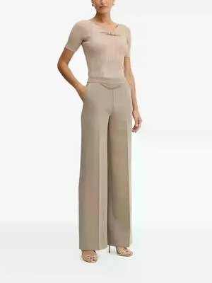 MARCIANO Chain-detail Trousers - Neutrals