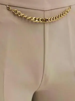 MARCIANO Chain-detail Trousers - Neutrals