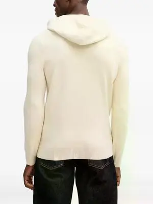 Guess Logo-lettering Hoodie - Neutrals