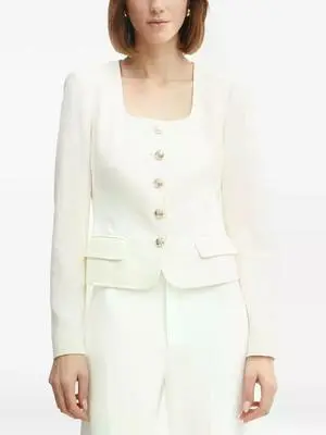 MARCIANO Button Square-neck Top