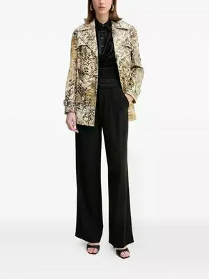 MARCIANO Snakeskin-pattern Trench Coat