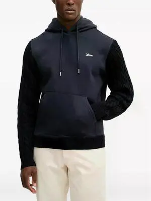 Guess Logo-detail Hoodie - Blue