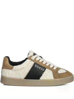 Guess Faux Fur Sneakers - Neutrals