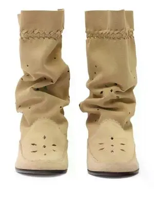 Isabel Marant Étoile Welky Suede Boots - Neutrals