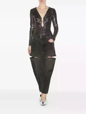 MARANT ETOILE Buffy Metallic-effect Blouse