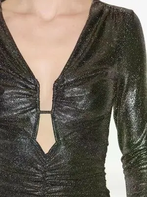 MARANT ETOILE Buffy Metallic-effect Blouse