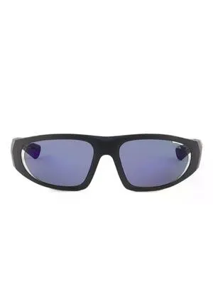 Prada Linea Rossa Rectangle-frame Sunglasses - Black