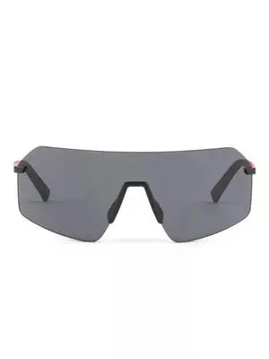 Prada Linea Rossa Rimless Sunglasses Grey