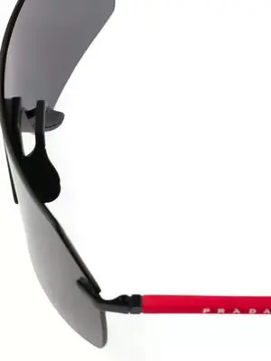 Prada Linea Rossa Rimless Sunglasses - Grey