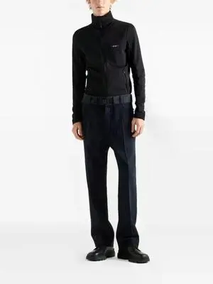 Prada Stand-up Collar Sweater
