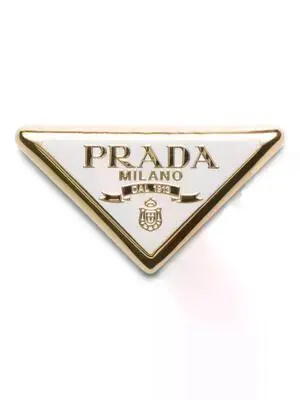 Prada Logo Scarf Clip - Gold