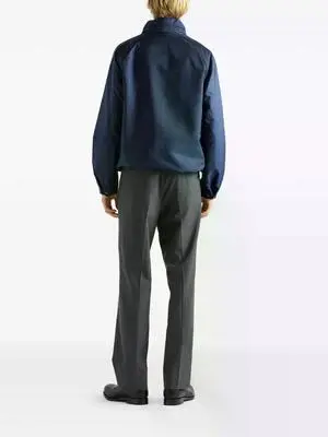 Prada Raglan Jacket With Removable Hood - Blue