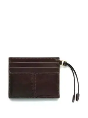 Prada Triangle-logo Leather Card Holder