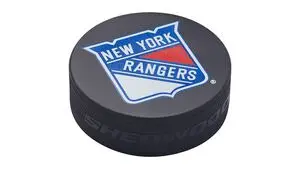 OVO X Nhl New York Rangers Hockey Puck - Black